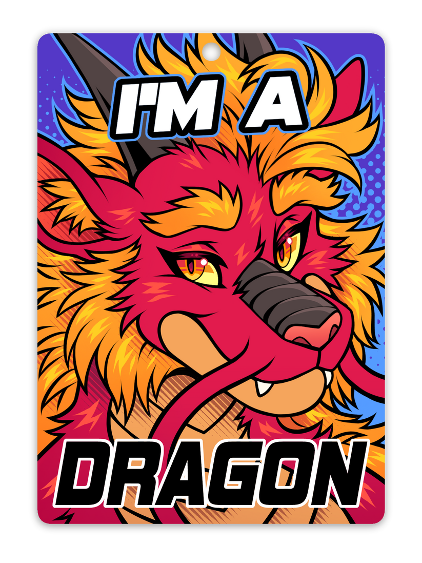 IM A DRAGON BADGE (EASTERN) – Muttasaur