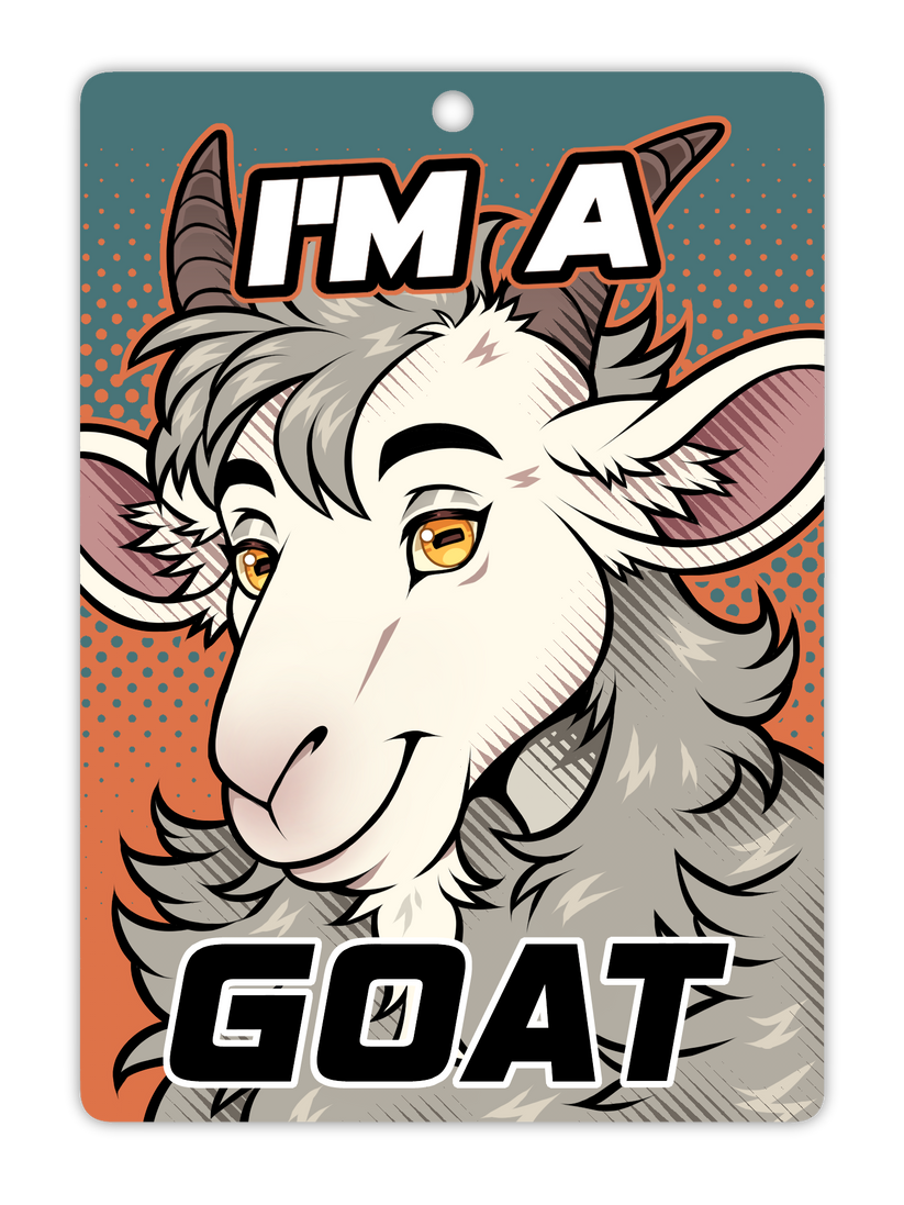 IM A GOAT BADGE – Muttasaur