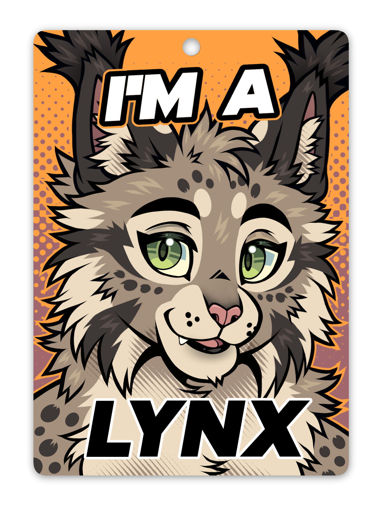 IM A LYNX BADGE – Muttasaur