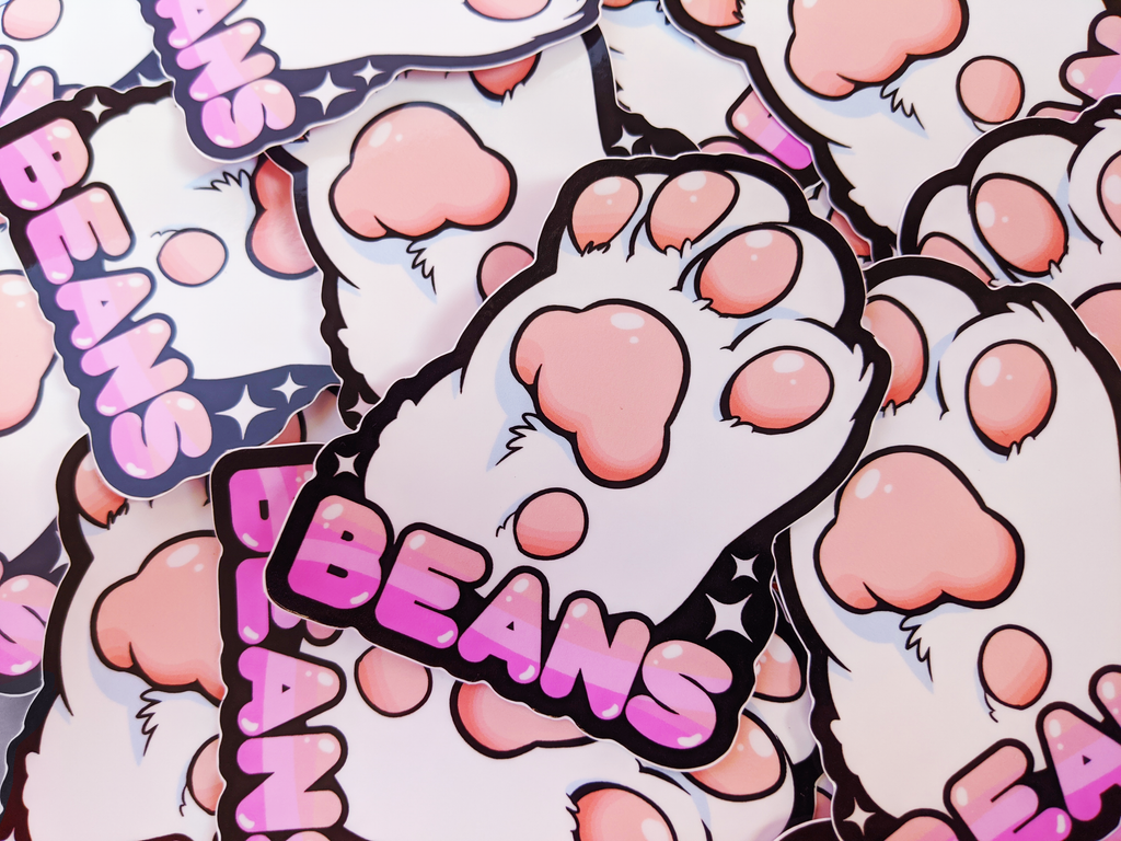 Beans Vinyl Sticker – Muttasaur