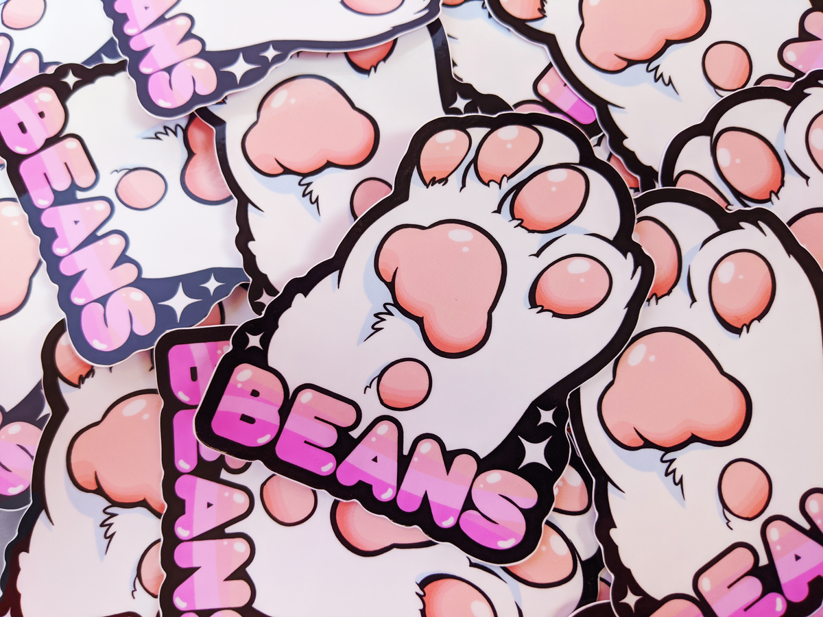 Beans Vinyl Sticker – Muttasaur
