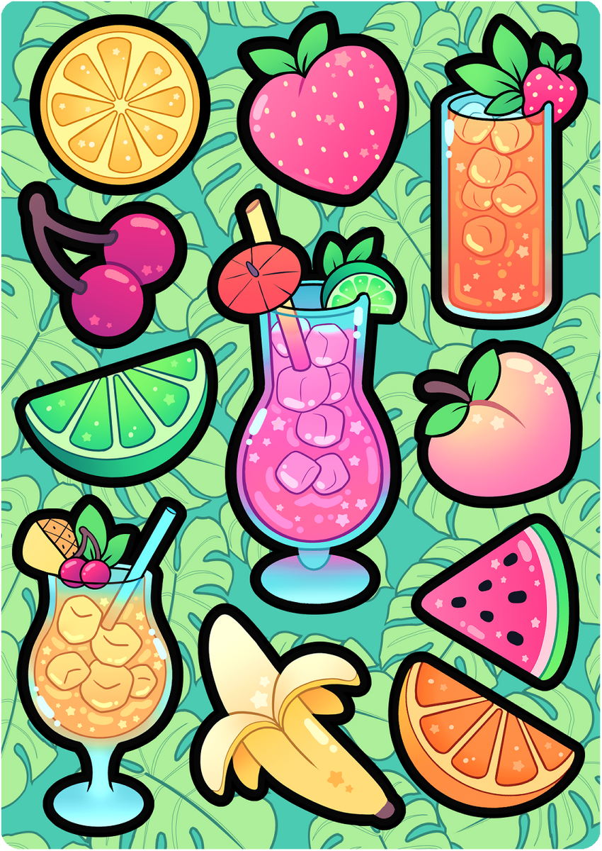 Juicy Sticker Sheet – Muttasaur